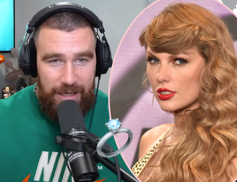 Travis Kelce Actually Responds To Rumor He'll Propose To Taylor Swift At Super Bowl! - Perez Hilton