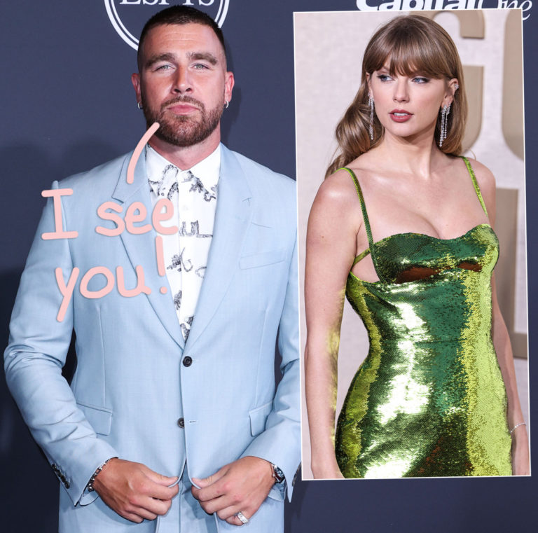 How Travis Kelce Supported Girlfriend Taylor Swift's Record-Breaking Grammys Night! - Perez Hilton