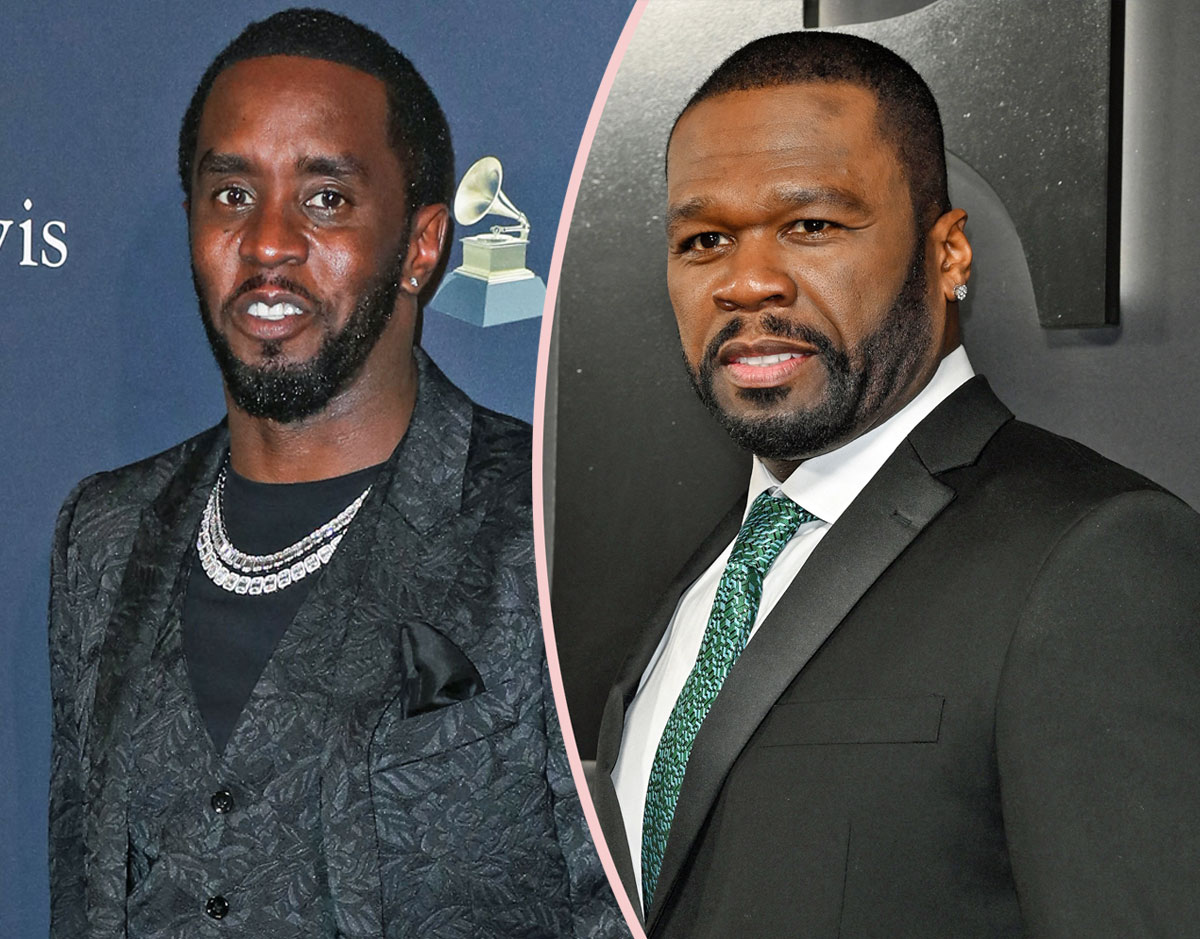 50 Cent Throws Jabs At Diddy For Getting Raided By The Feds! - Perez Hilton