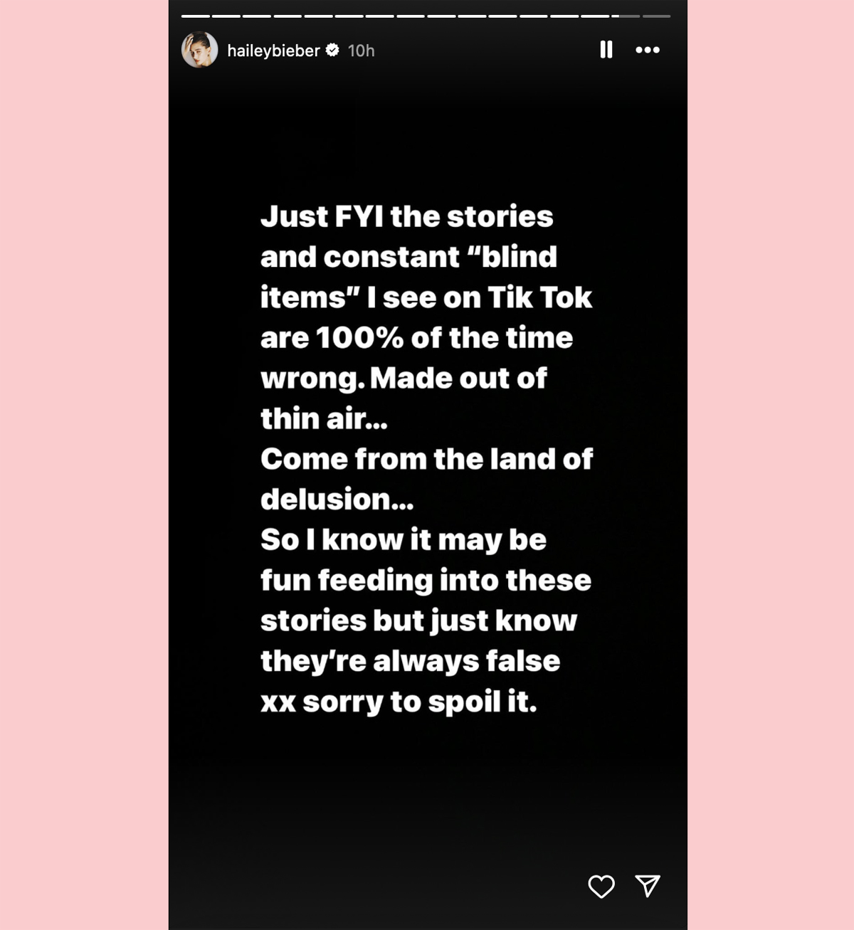 Hailey Bieber Rips Rumors Flying Around Amid Relentless Claims Of