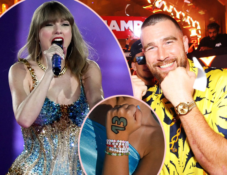 Aww! Watch Travis Kelce Exchange Friendship Bracelets With Taylor Swift ...