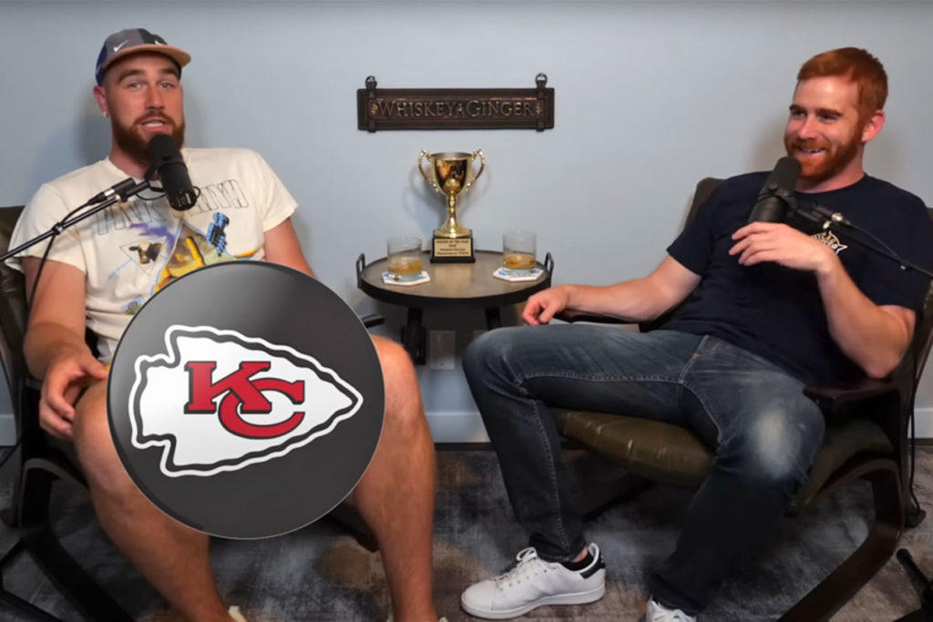 Travis Kelce’s Junk Slipped Out Of His Shorts During Podcast With Andrew Santino! Look! - Perez ...