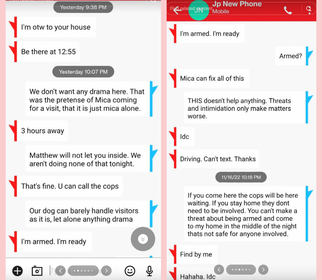Mica Miller's Family Share Terrifying Abusive Texts From Pastor Husband ...
