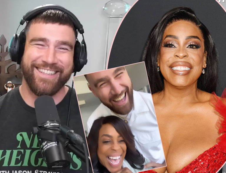 Travis Kelce & Niecy Nash Are Having The Time Of Their Lives Filming Ryan Murphy's New Show ...