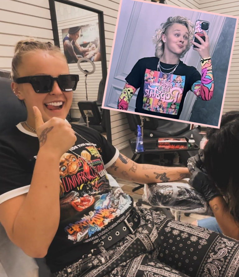 JoJo Siwa Gets MASSIVE Tattoo Of Her Supposed Album Art - Will She ...