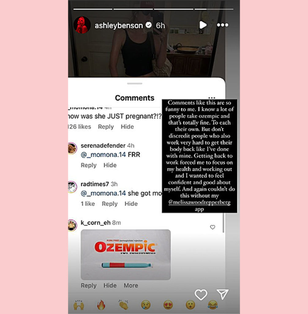 Ashley Benson Hits Back At Ozempic Accusations After Showing Off Post ...