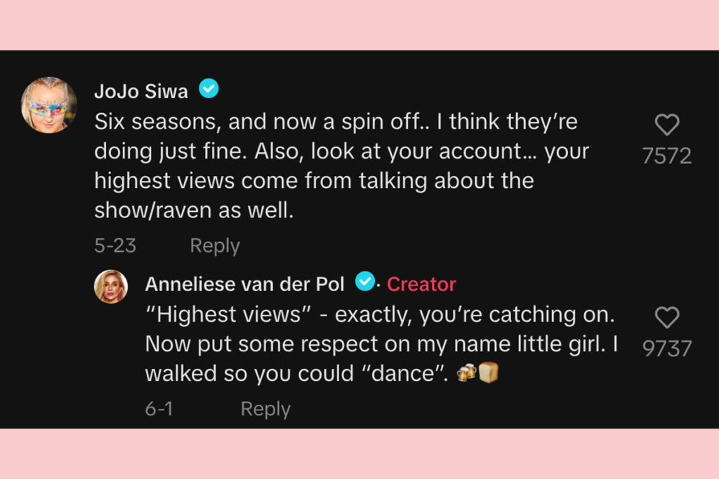 It's On! Disney Alum Claps Back At JoJo Siwa After TikTok Shade ...