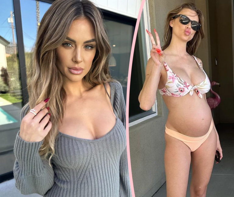 Pregnant Lala Kent Shows Off Third Trimester Baby Bump In Bikini 'Thirst Trap'! LOOK! - Perez Hilton