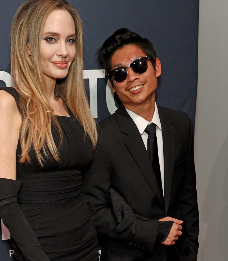 Angelina Jolie & Brad Pitt's Son Pax Show Off Huge Forehead Scar From E-Bike Accident On Red ...