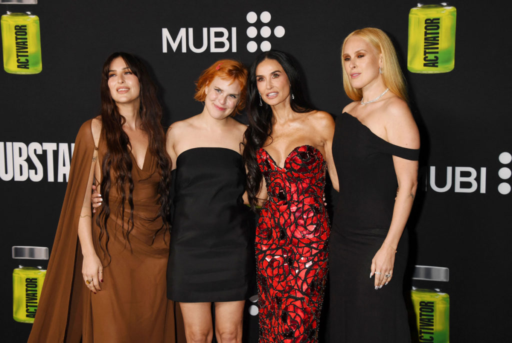Demi Moore & All 3 Daughters Slay As A Family In Rare Red Carpet ...