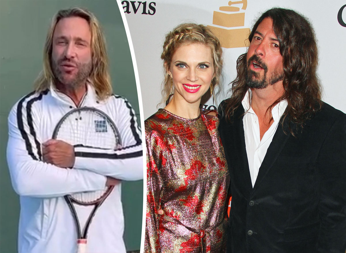 Dave Grohl’s Wife Jordyn Ditches Wedding Ring During Super LONG Meetup ...