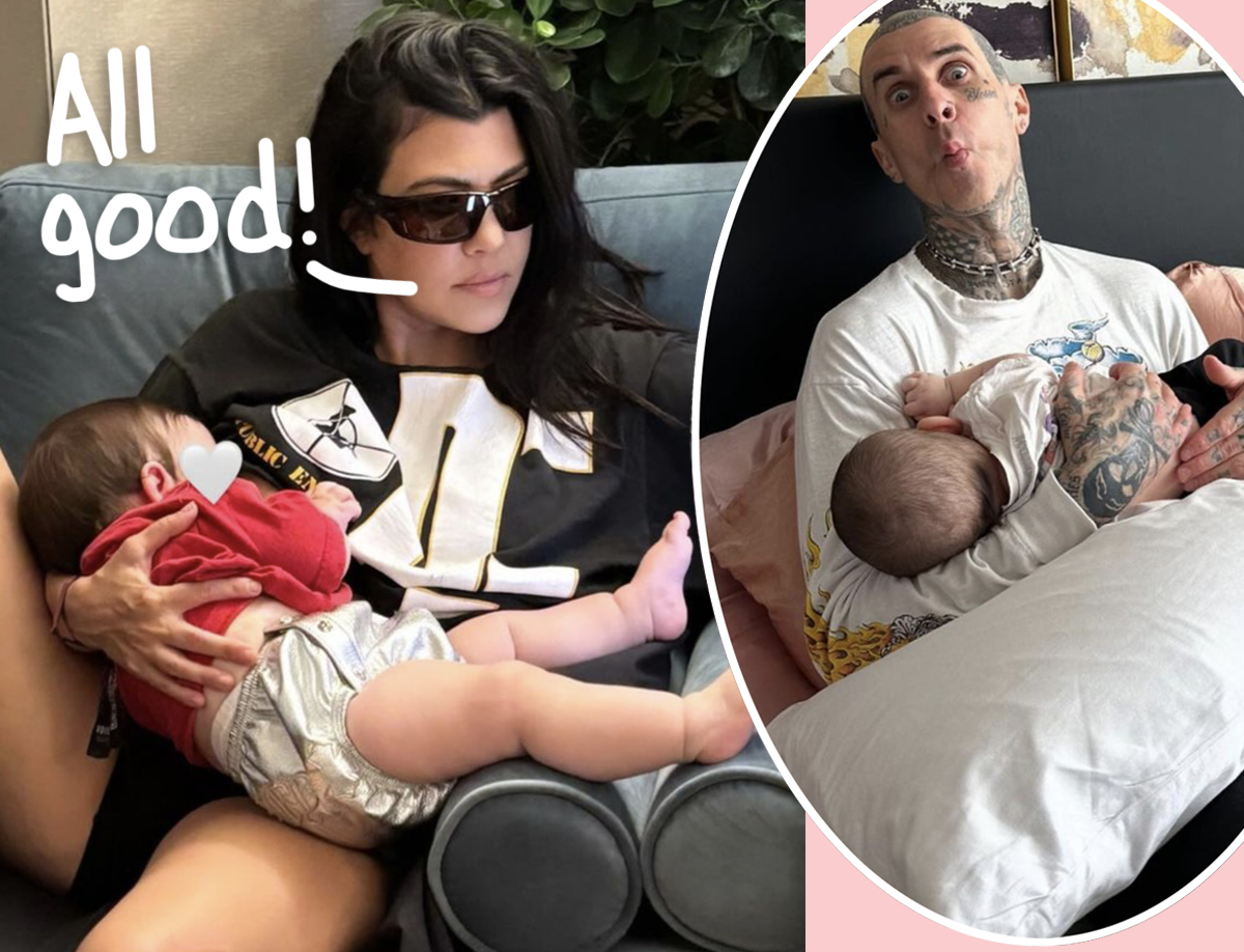 Kourtney Kardashian Is Once Again Defending Co-Sleeping With Her Kids - And Says Travis Barker ...