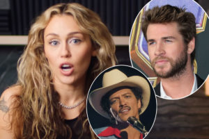 Why Liam Hemsworth Is Miley Cyrus' Biggest Source Of Fear In Bruno Mars ...