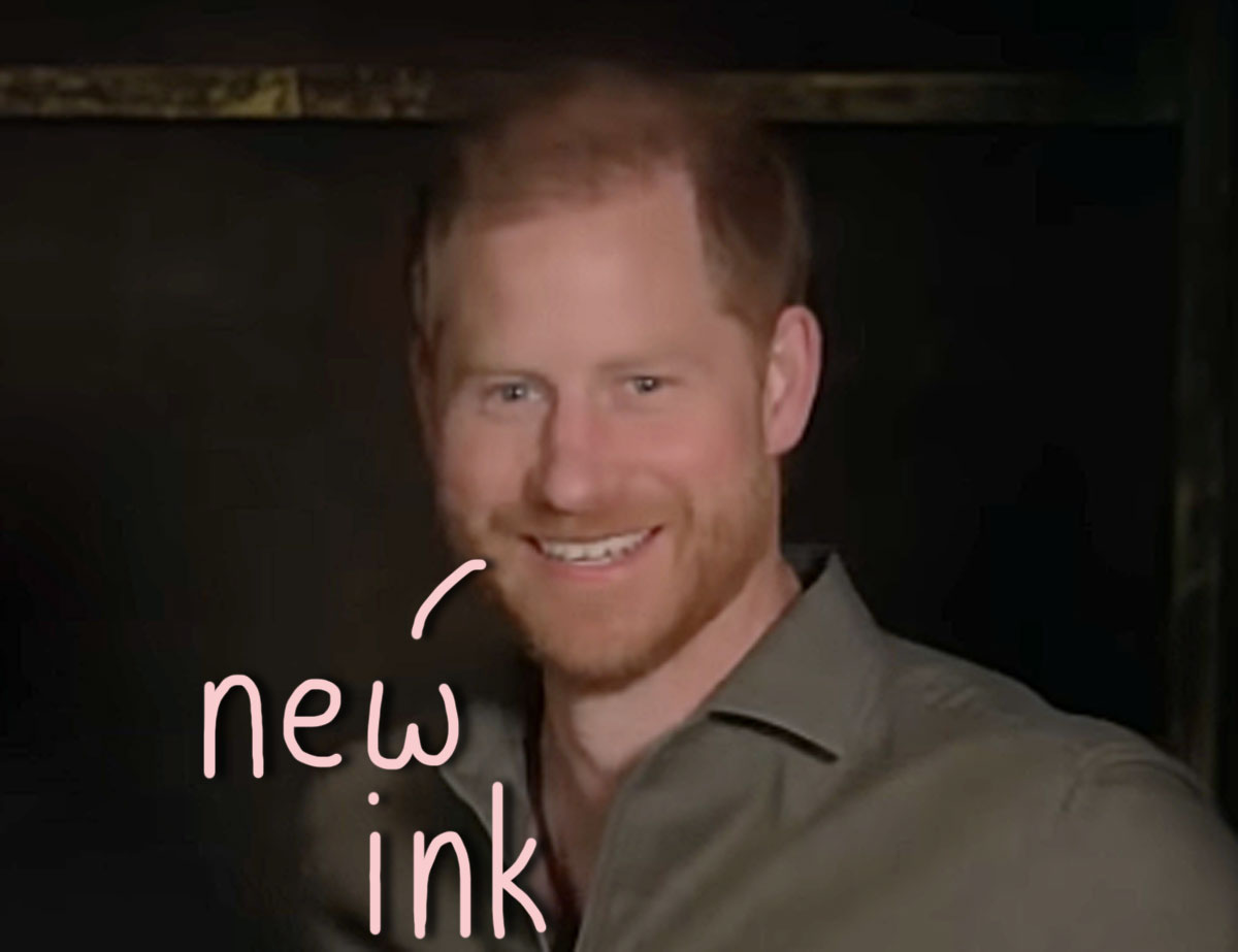 Did Prince Harry Get A Tattoo?! - Perez Hilton