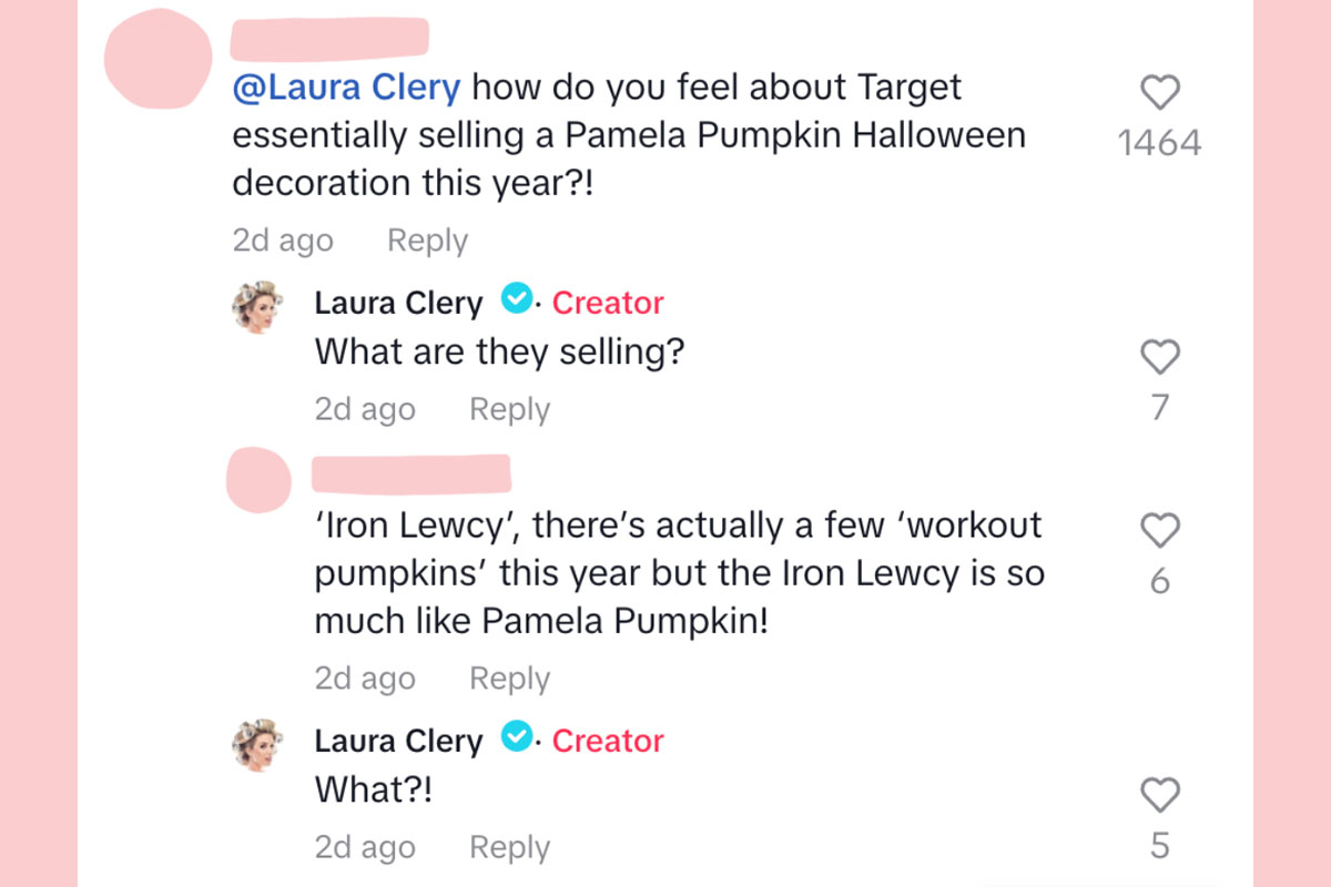Did Target Rip Off Laura Clery's Viral 'Pamela Pumpkin' For Their Own ...