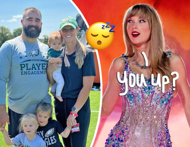 Did Jason Kelce Fall Asleep During Taylor Swift's Eras Tour Show In ...