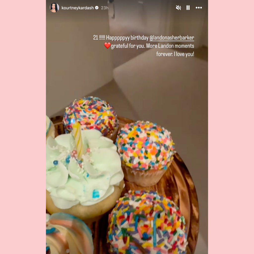 Travis Barker & Kourtney Kardashian Celebrate Landon’s 21st Birthday ...