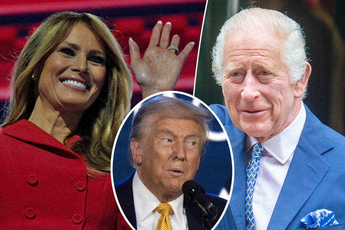 Melania Trump Says King Charles Is Her Pen Pal - HUH?? - Perez Hilton