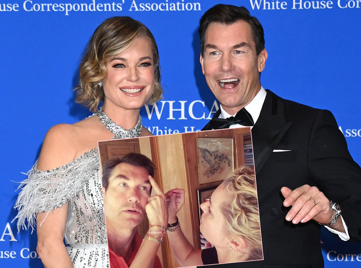Oh No! Rebecca Romijn Tweezed Jerry O'Connell's Bushy Eyebrows ...