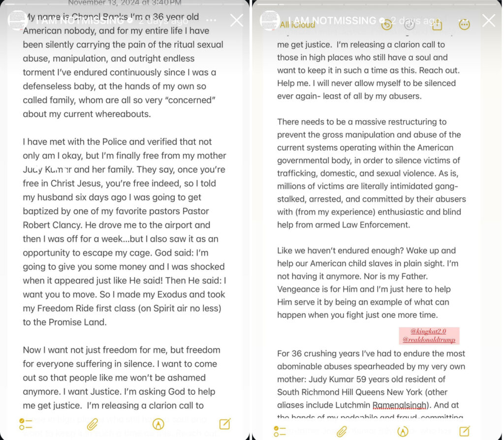 Gossip Girl Actress Chanel Banks Blasts Claims She Was Missing – And ...