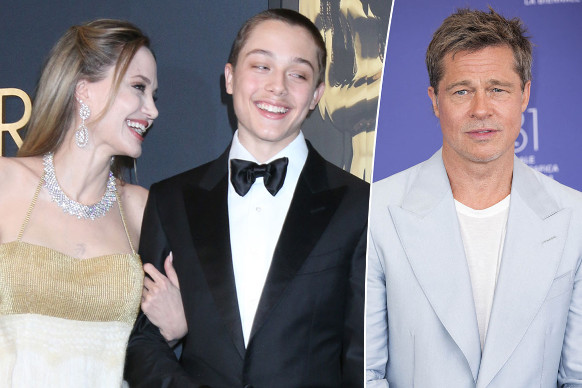 Brad Pitt Thinks Angelina Jolie Brought Knox Along For Red Carpet ...
