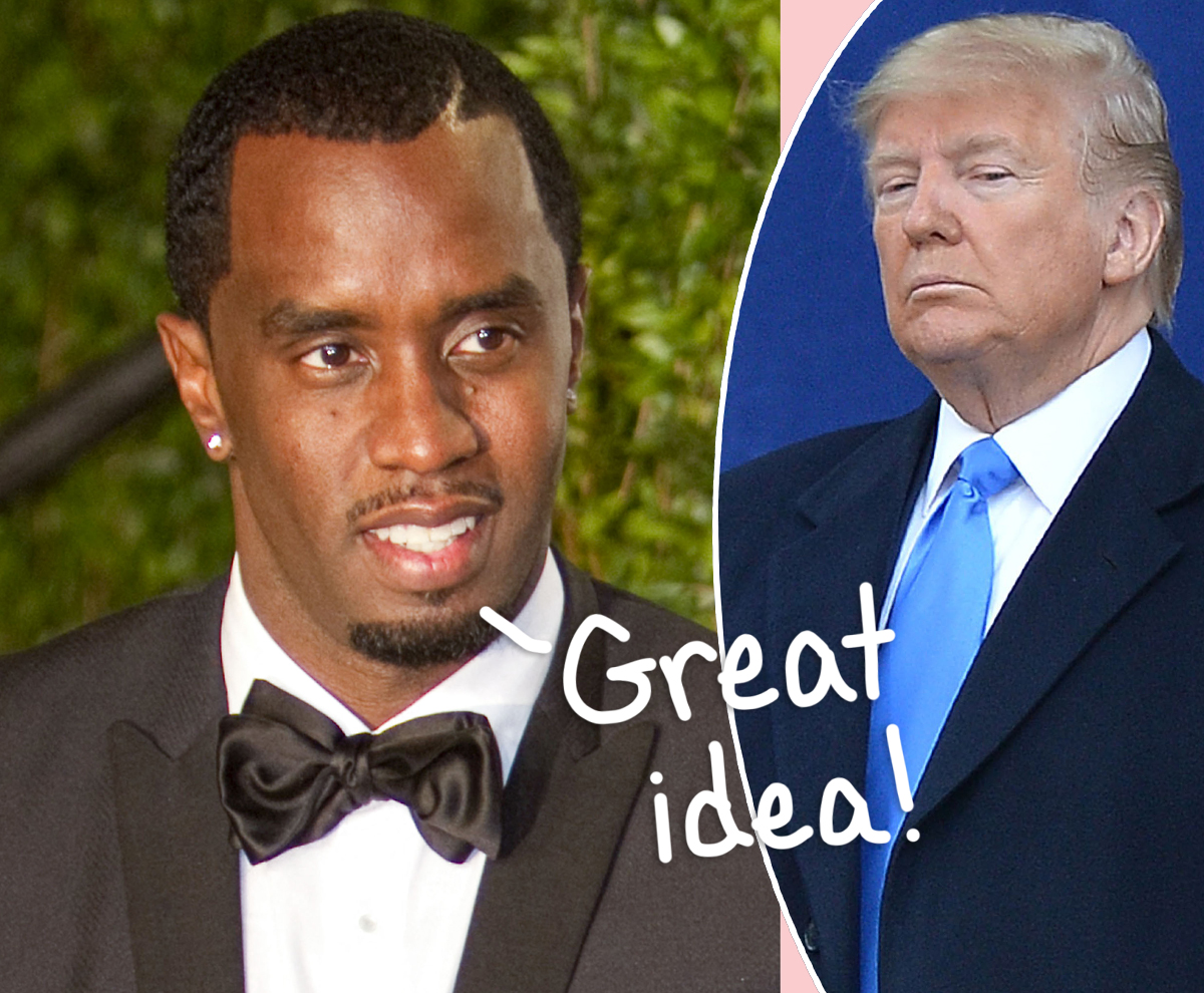 OMG! Diddy Is Literally Asking For Friend Donald Trump's Magical ...