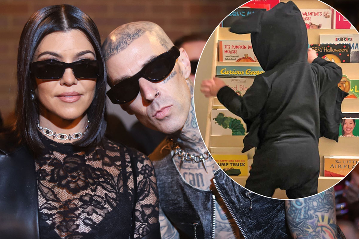 Kourtney Kardashian & Travis Barker Threw An ‘Insane’ First Birthday ...