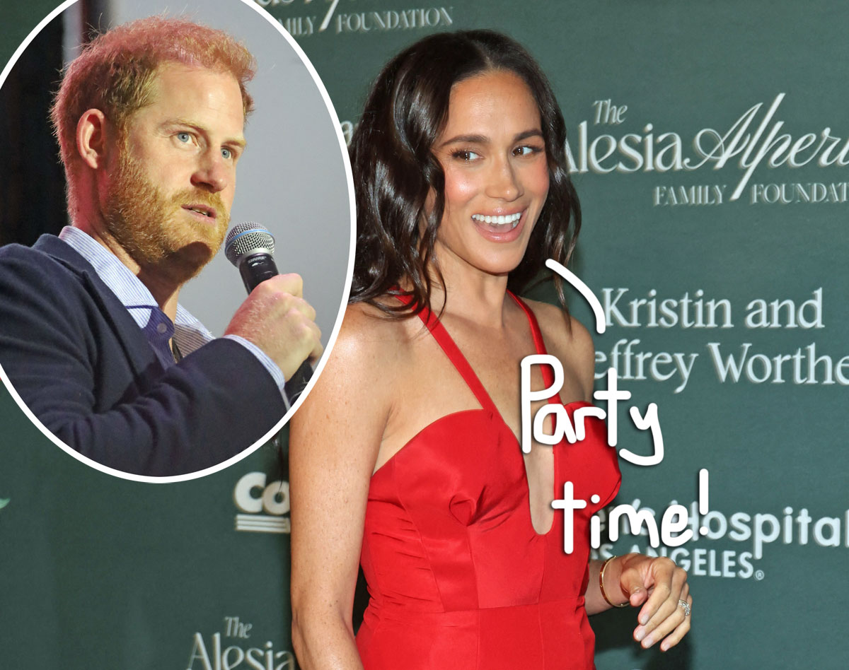 Meghan Markle Has Glam Night Out In LA - With No Prince Harry! - Perez Hilton
