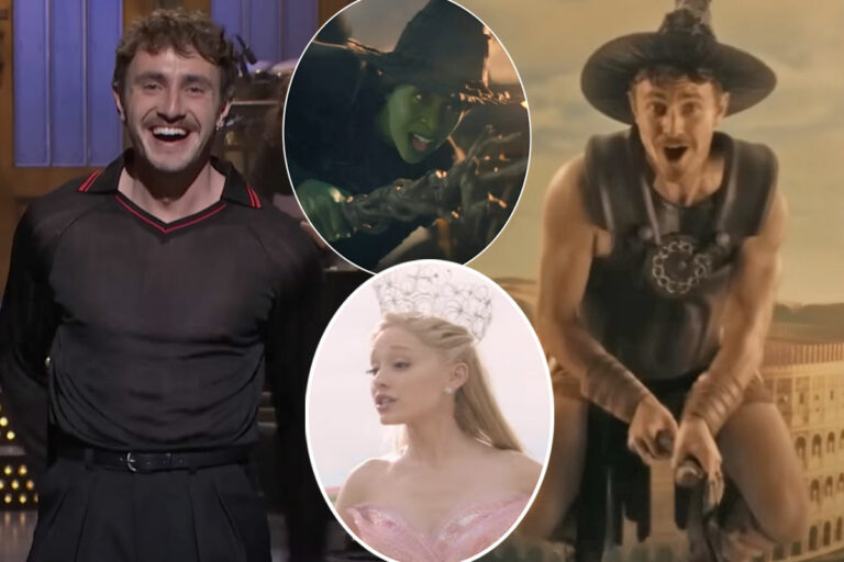 Paul Mescal Reimagines Gladiator 2 As A Wicked-Inspired Musical On SNL ...