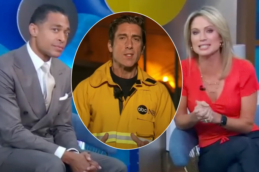 TJ Holmes & Amy Robach Defend David Muir Amid Backlash Over ‘Cinching ...