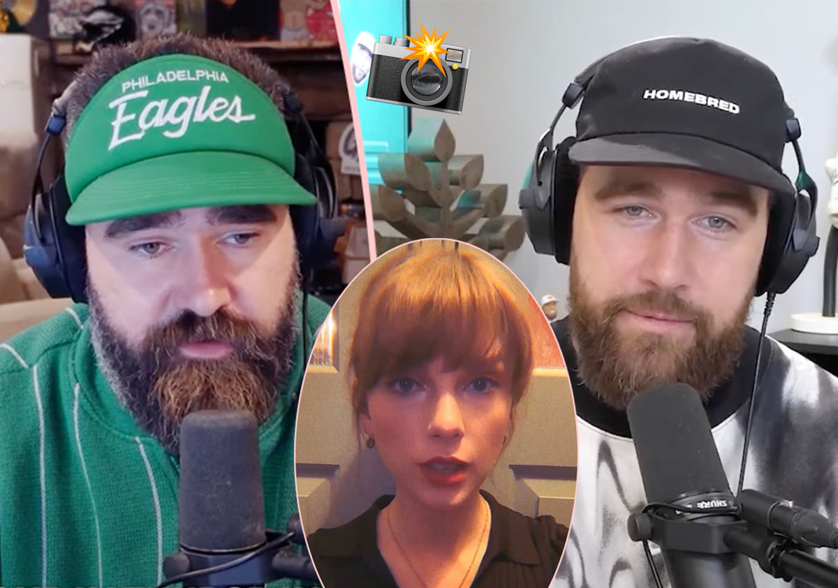 Travis & Jason Kelce Left Baffled By THIS Taylor Swift Lore! - Perez Hilton