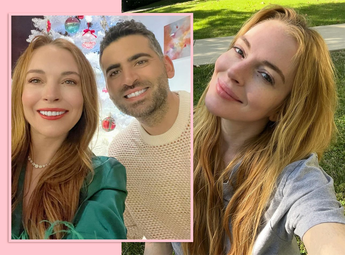 Lindsay Lohan Shares Adorable First Pics Of Her Son Luai! LOOK! - Perez Hilton