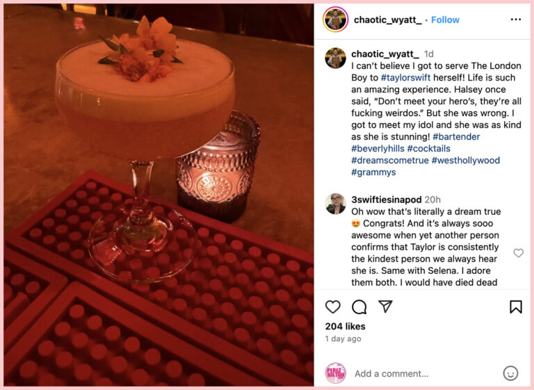 Taylor Swift Is Still Drinking Joe Alwyn Cocktails! - Perez Hilton