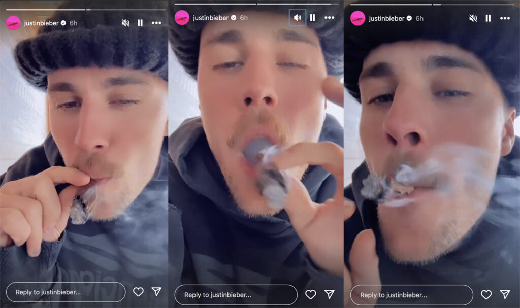 Justin Bieber Smokes A Blunt In New Video After Drug Denial - And Fans ...