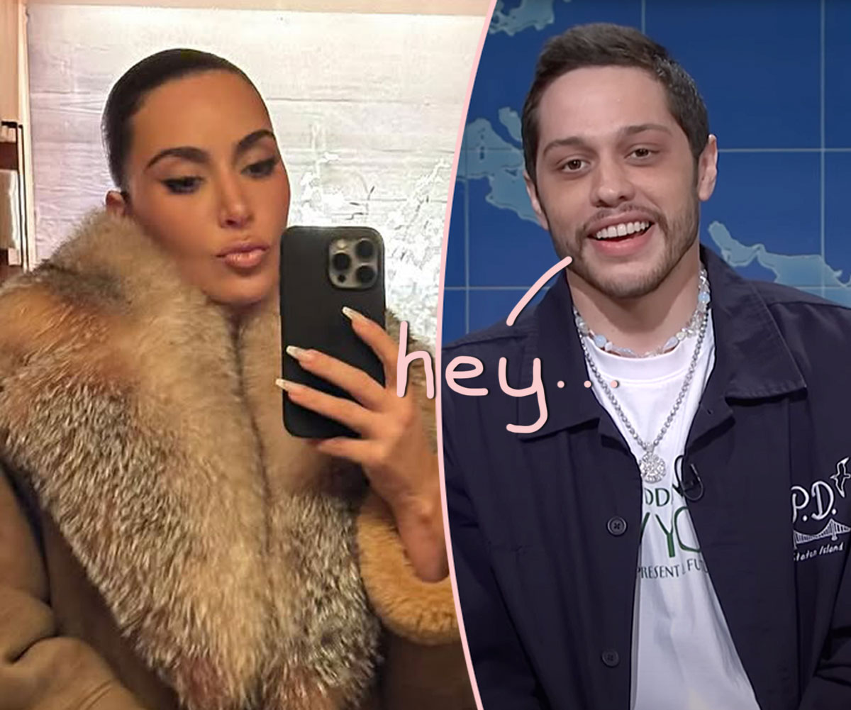 Kim Kardashian & Pete Davidson Reunite At SNL 50 Afterparty 2 Years After Breakup! - Perez Hilton