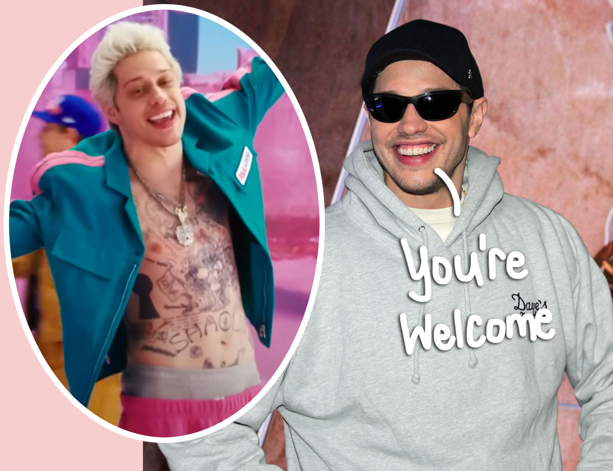 Pete Davidson Is A Tattooless Underwear Model Now!! - Perez Hilton