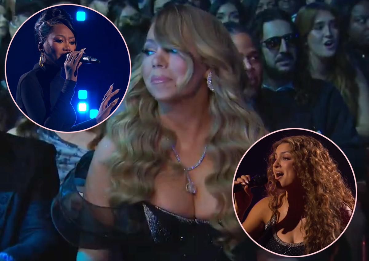 Mariah Carey Goes Viral For Looking 'Unimpressed' By iHeartRadio Music Awards Tribute! WATCH ...