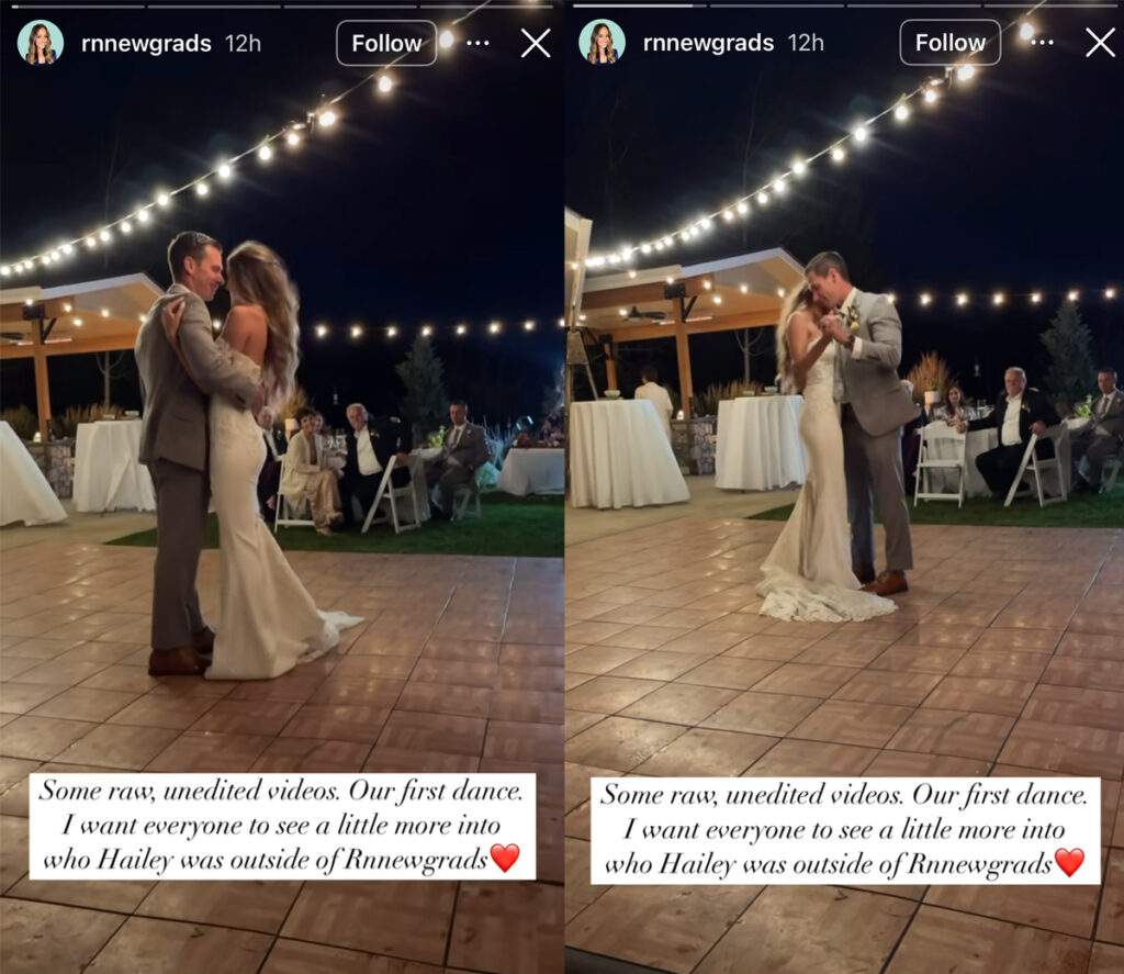 Influencer Hailey Okula's Husband Shares 'First Dance' Wedding Video ...