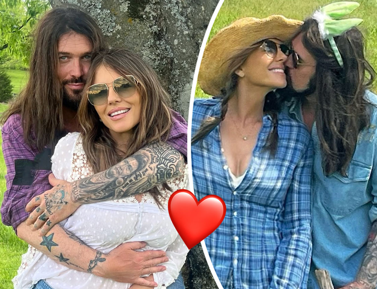Elizabeth Hurley Posts MORE Loved-Up Photos With Billy Ray Cyrus ...