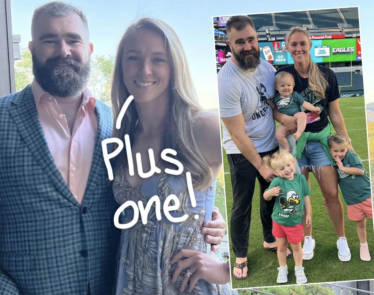Jason & Kylie Kelce Welcome Fourth Daughter - And The Newborn's First ...