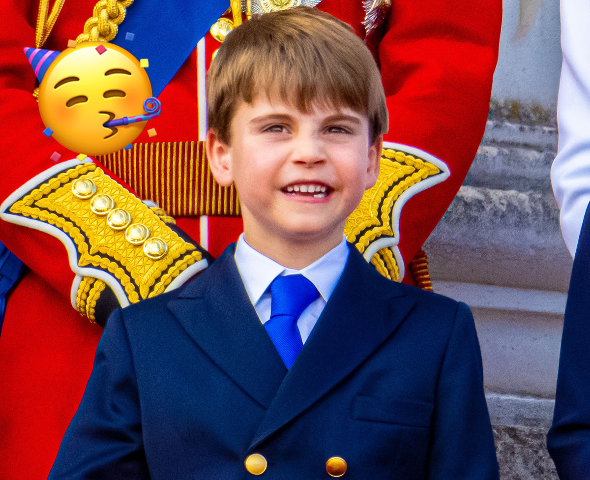 Prince Louis Shows Off Precious Toothless Smile In 7th Birthday Portrait - LOOK! - Perez Hilton