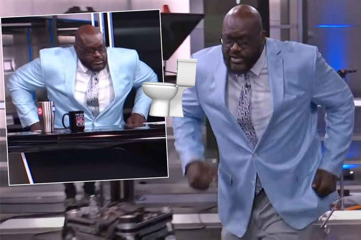 Shaq Abruptly Runs Off TV Set For Bathroom Emergency: ‘Sorry About That ...