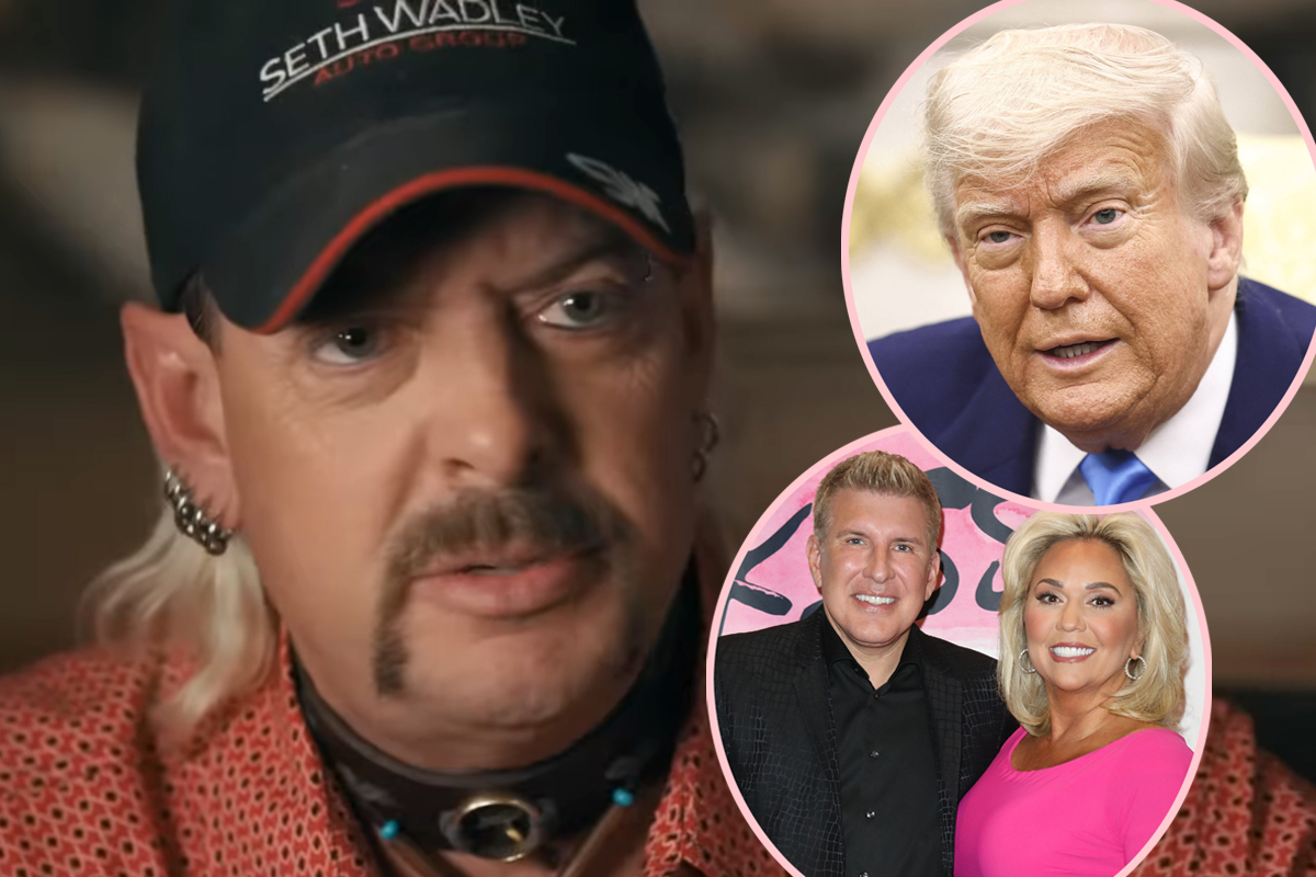 Joe Exotic Bashes Donald Trump For Pardoning Todd & Julie Chrisley ...