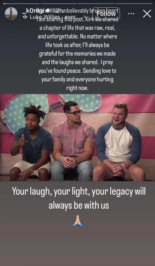 Floribama Shore Star Kirk Medas Dead At 33 - Perez Hilton