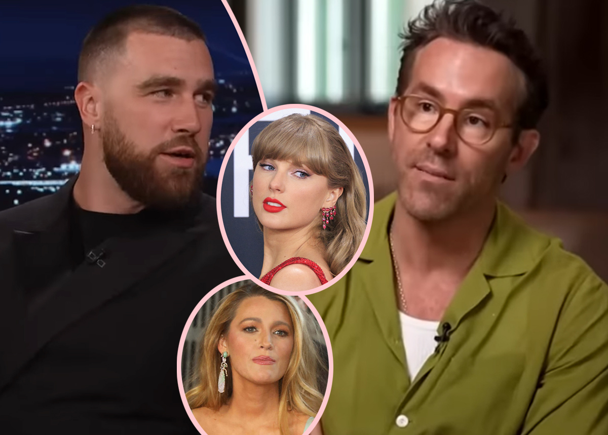 Ryan Reynolds Dodges Question About Travis Kelce Unfollowing Him On ...