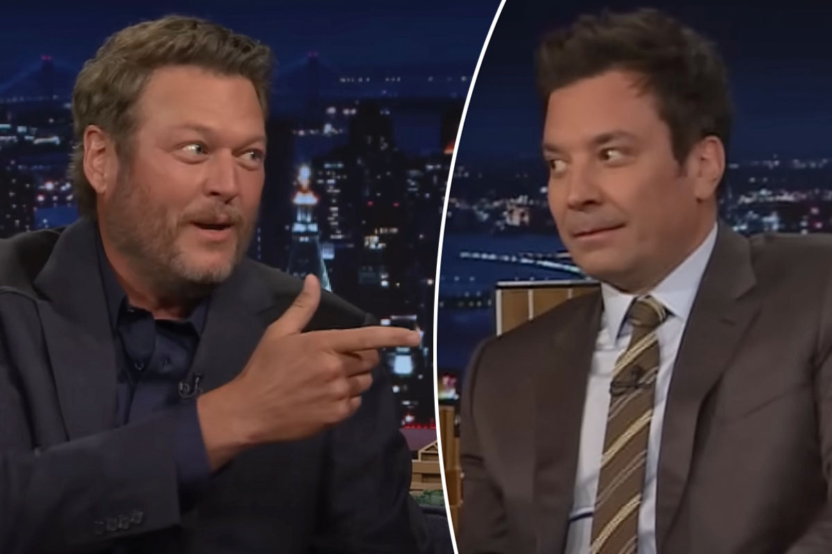 OMG Blake Shelton Shaded Jimmy Fallon To His Face! Viewers Felt That! - Perez Hilton