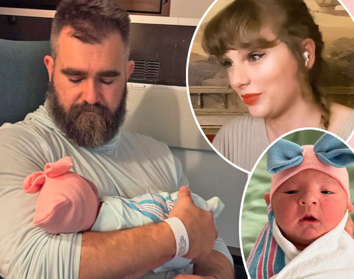 Jason Kelce Shares What It Was Like Having Taylor Swift Meet His Newborn Baby! - Perez Hilton