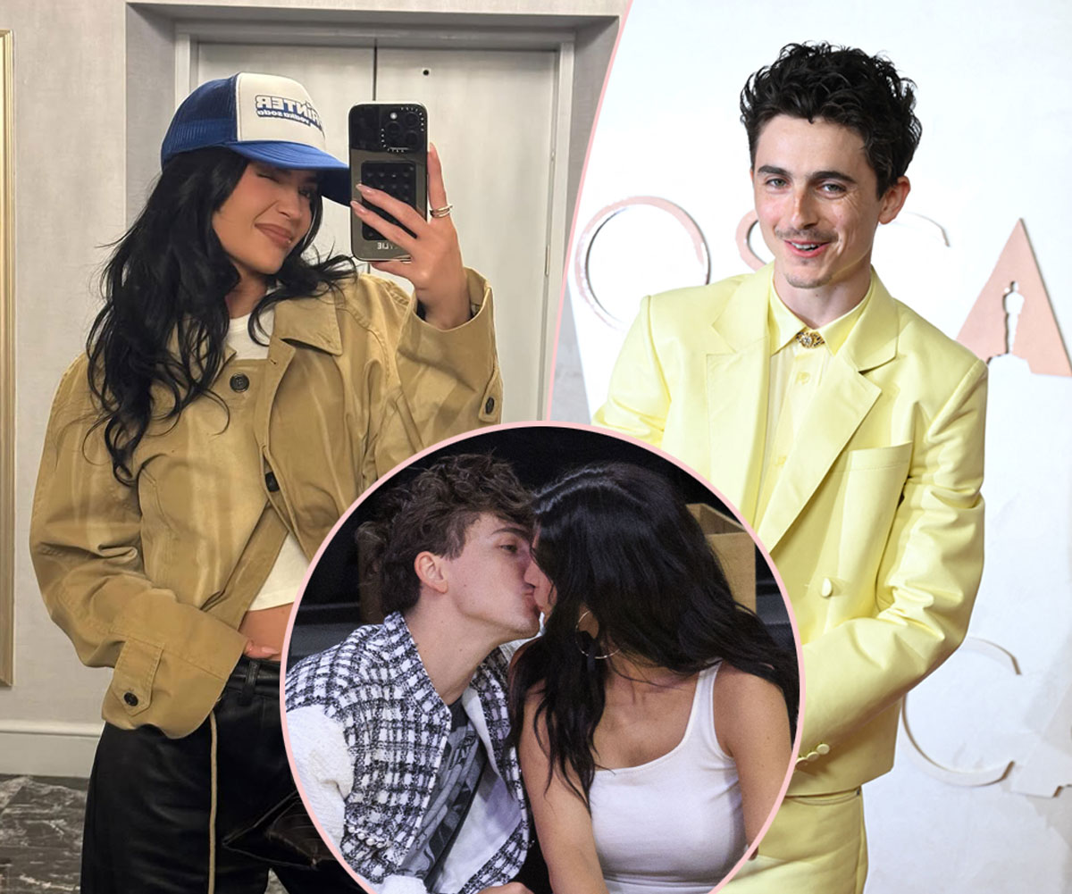'Like Teenagers'! Kylie Jenner & Timothée Chalamet Spotted Cuddling On Park Bench! - Perez Hilton