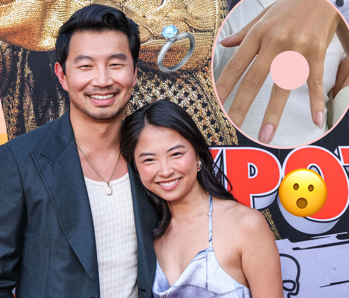 Simu Liu Is Engaged... And The Ring Is MASSIVE! - Perez Hilton