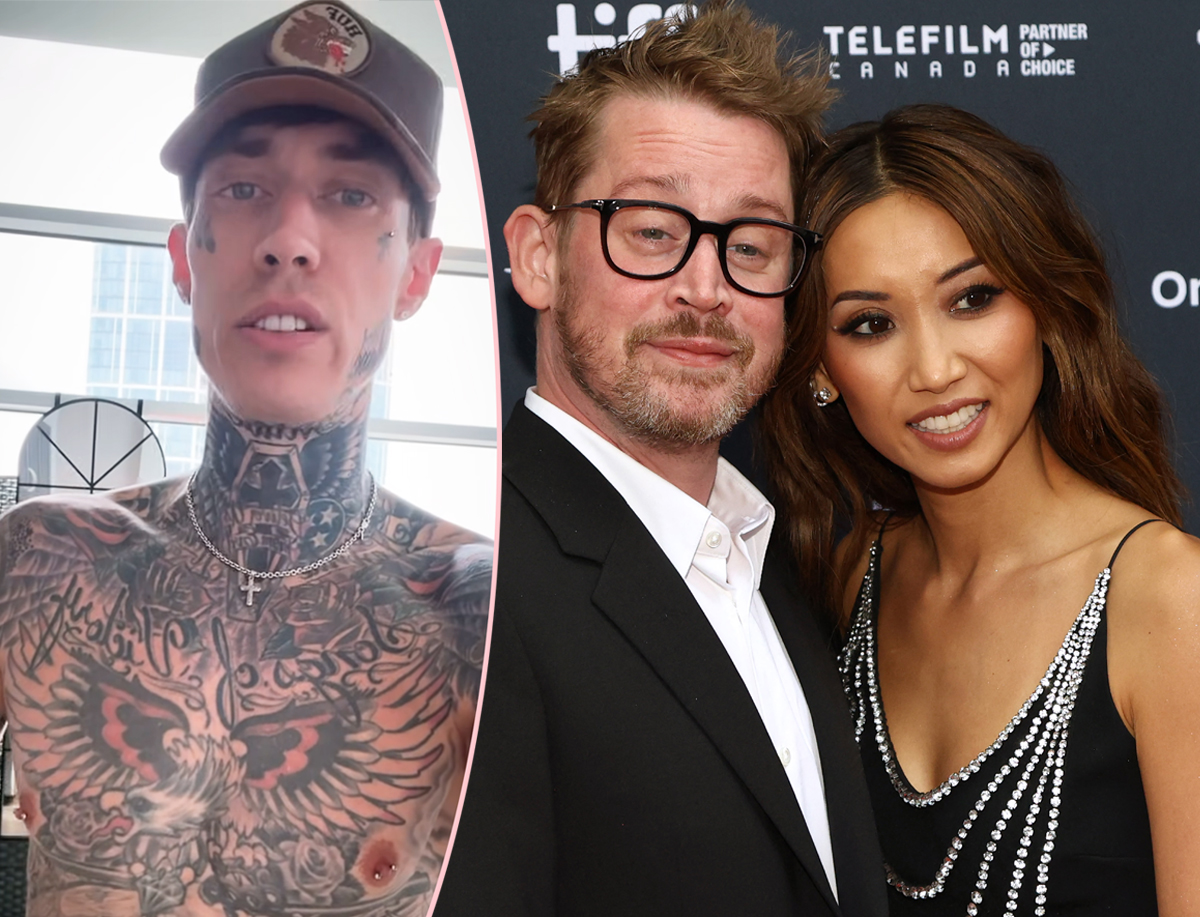 Macaulay Culkin & Brenda Song Ignore Trace Cyrus Accusations In ...